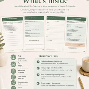 High-conflict Co-parenting Workbook PDF, Parental Alienation Worksheets ...