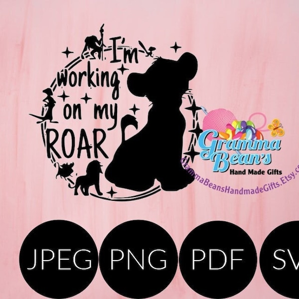 Working on My Roar Svg - Etsy