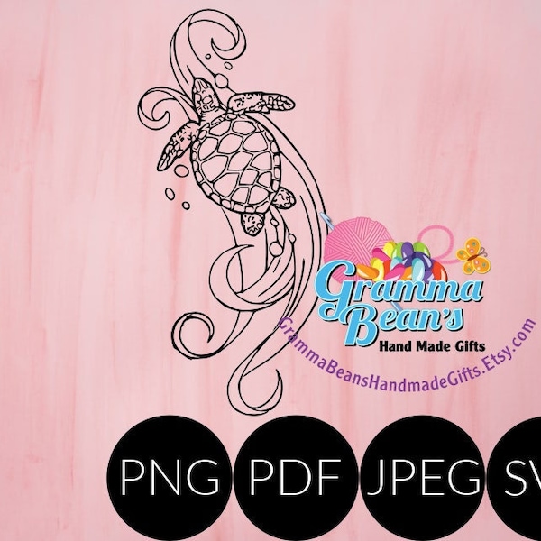 Hawaiian Sea Turtle - Etsy