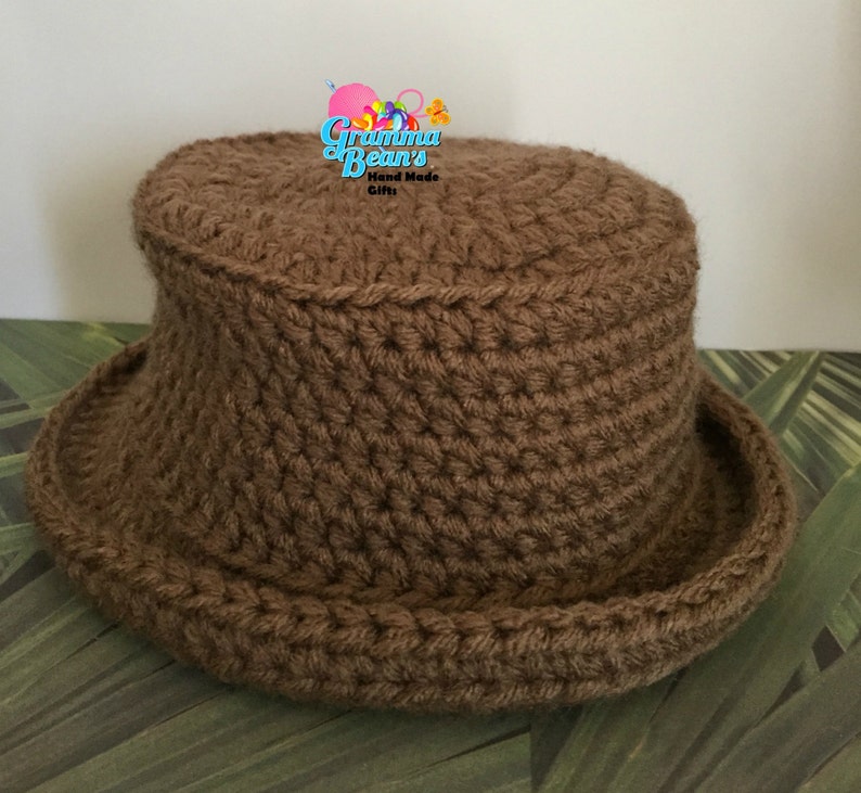 Fun Flat Top Hat Pattern | Etsy