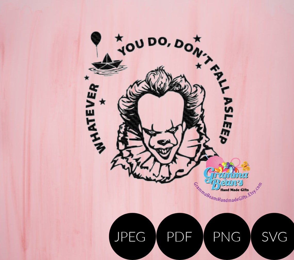 Pennywise SVG Pdf Png and Jpeg - Etsy