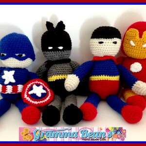My Little Buddies Super Friends Pattern - Etsy
