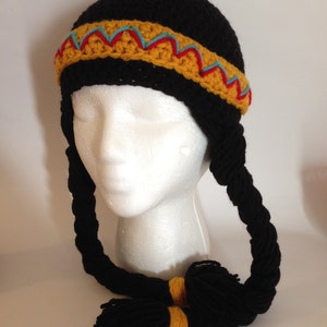 Indian Girl Hat Pattern - Etsy