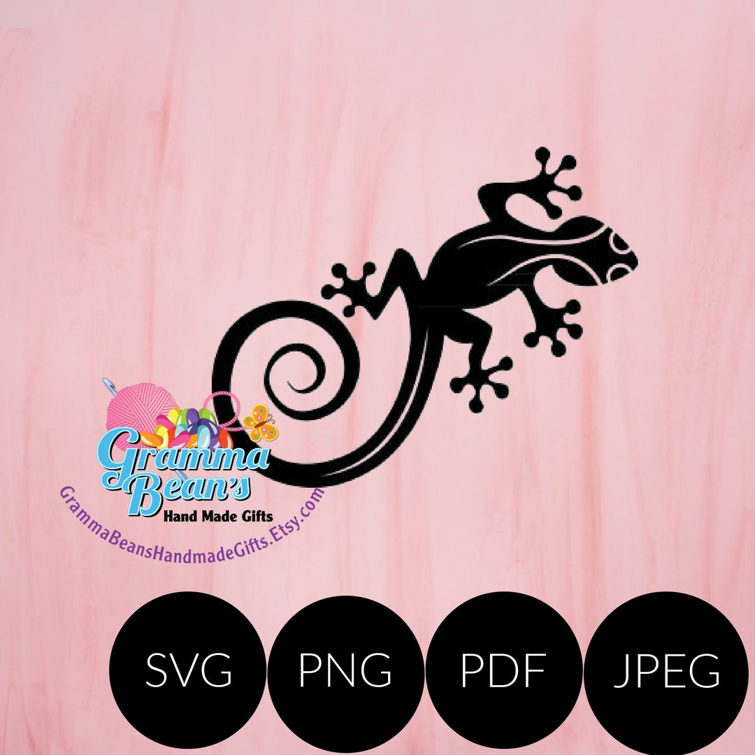Gecko SVG, Pdf, Png, and Jpeg - Etsy