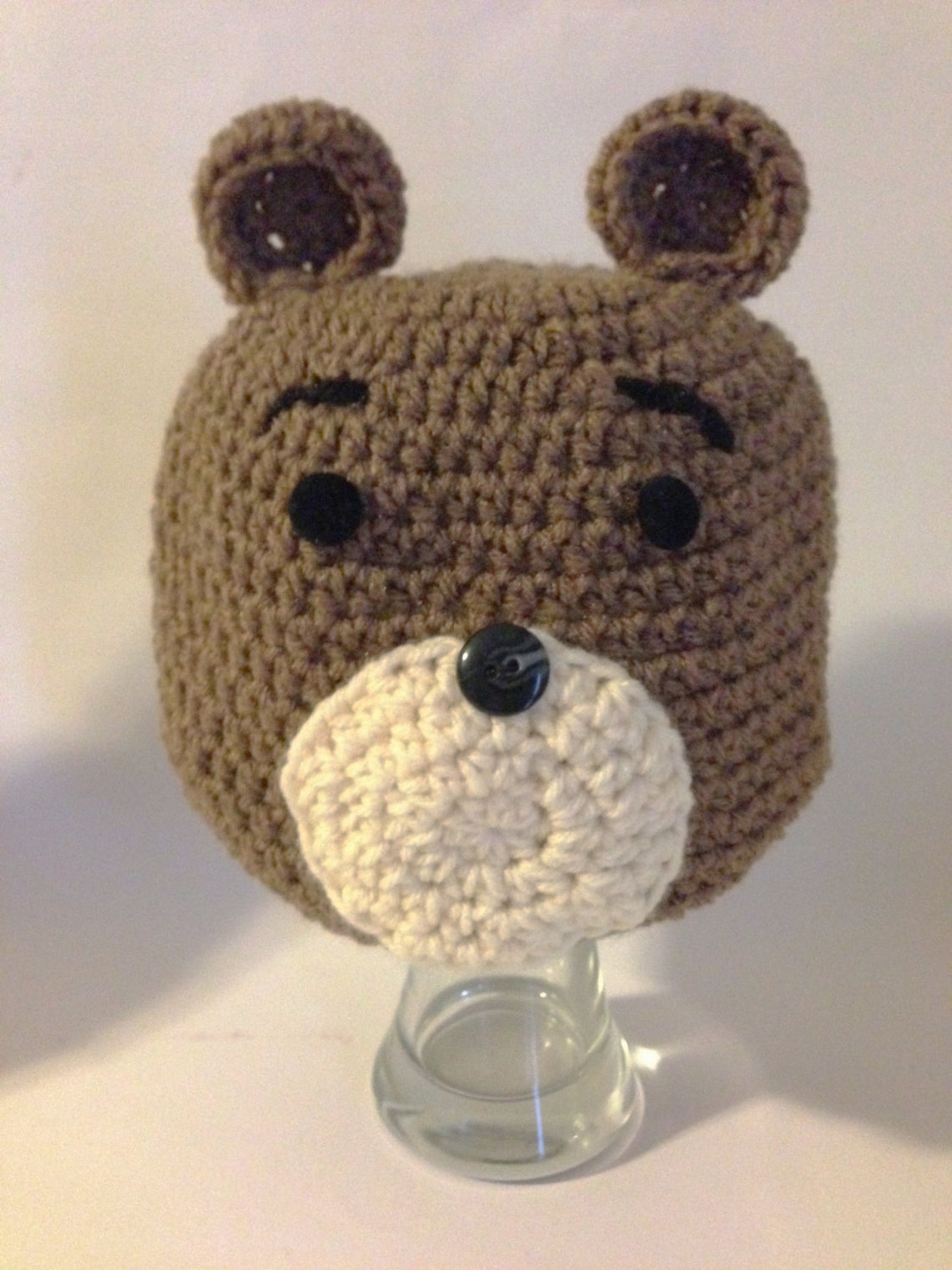 TED E. Bear Crochet Hat Pattern - Etsy