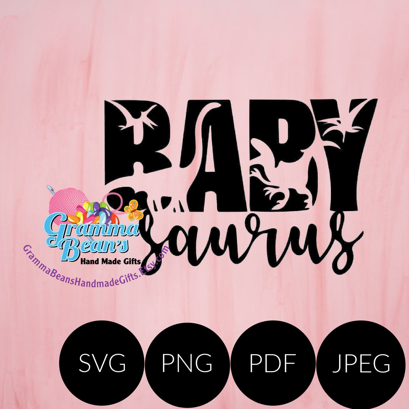 Babysaurus SVG Pdf Png and Jpeg - Etsy Singapore