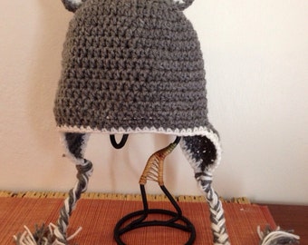 Crochet Pattern 081 White Wolf Earflap Beanie Hat All Sizes - Etsy