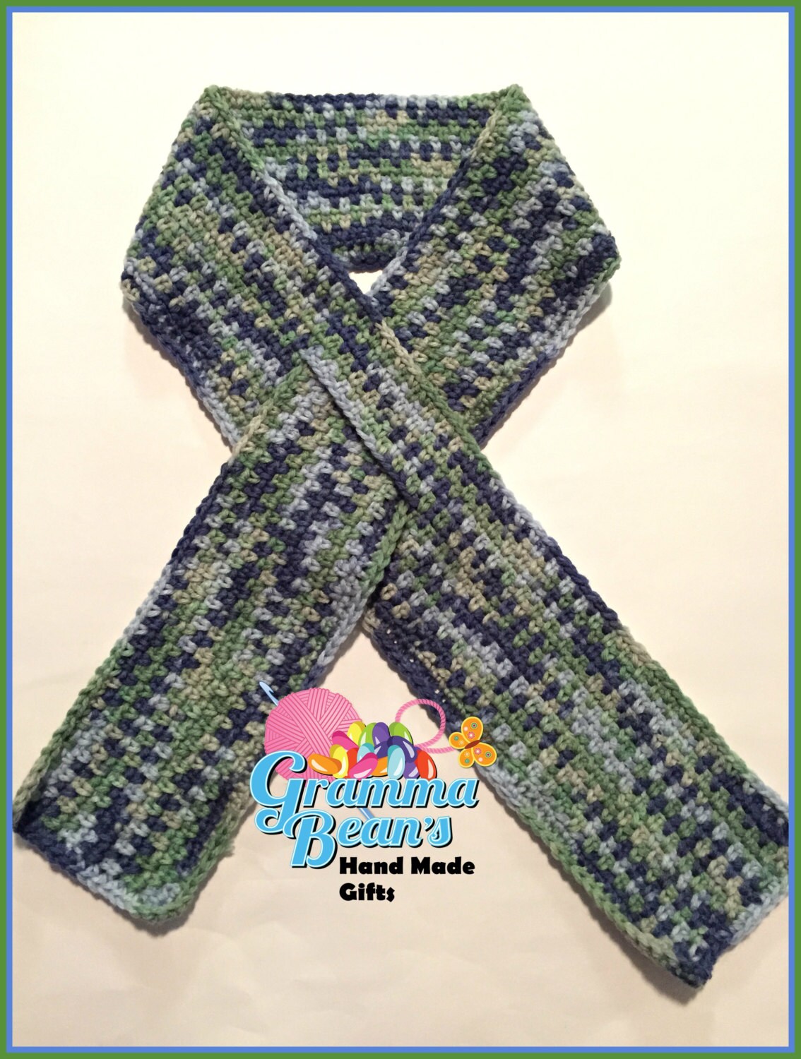 Jagged Edges Keyhole Scarf Crochet Pattern - Etsy
