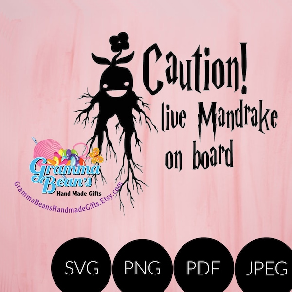 Mandrake Svg - Etsy