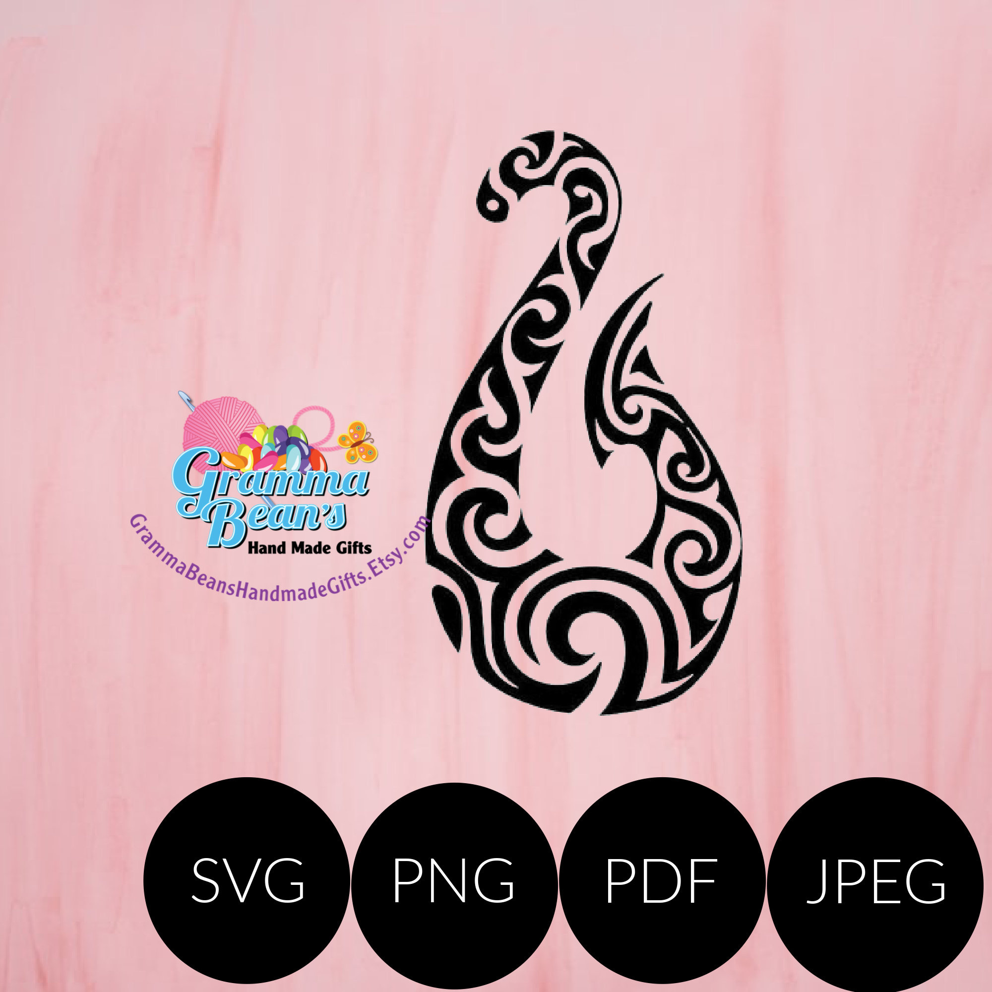 Maui Hook SVG - Etsy