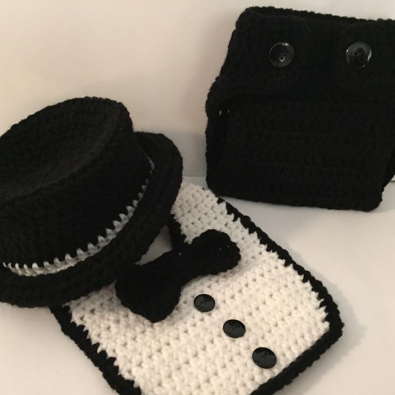 Crochet Tuxedo - Etsy