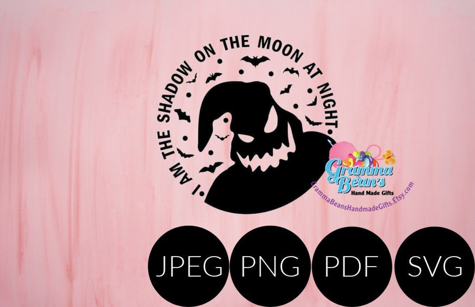 The Shadow on the Moon SVG Pdf Png and Jpeg - Etsy