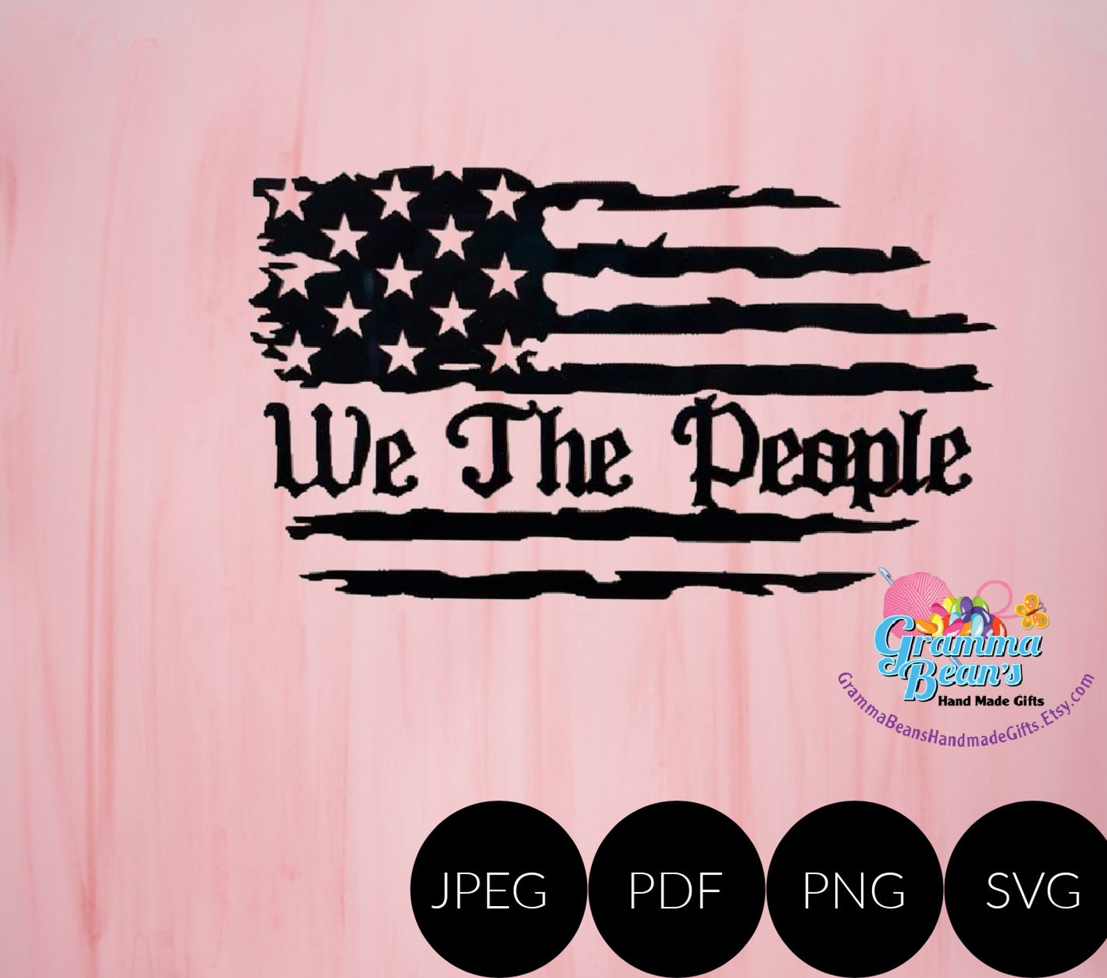 We the People SVG Pdf Png and Jpeg - Etsy