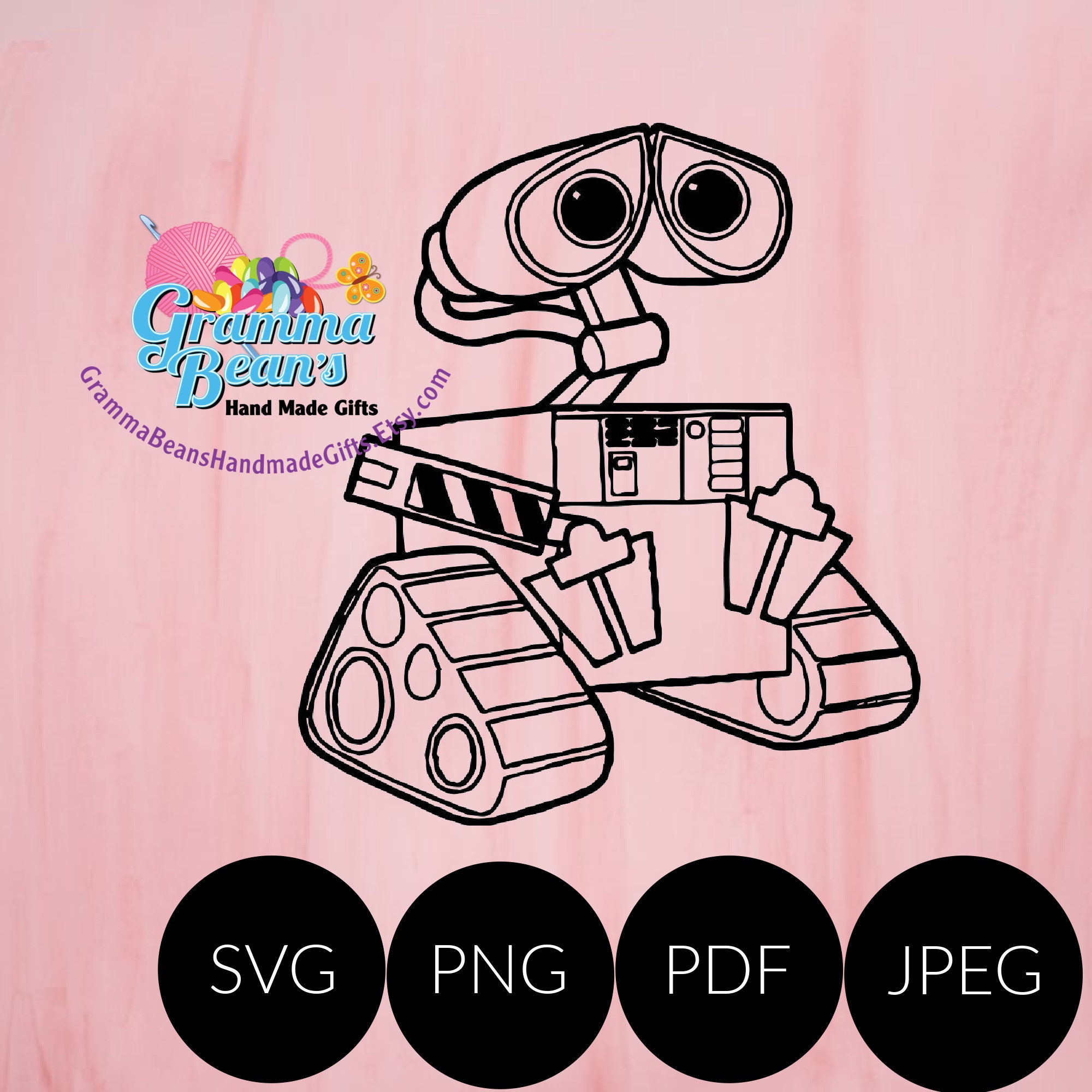 Robot SVG, Pdf, Png and Jpeg - Etsy