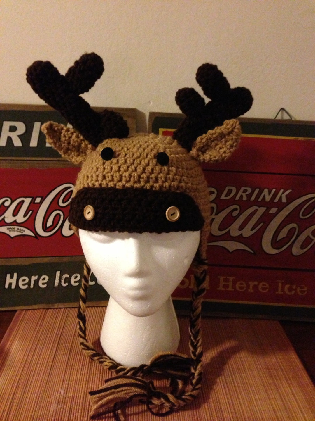 Crochet Moose Hat Pattern - Etsy