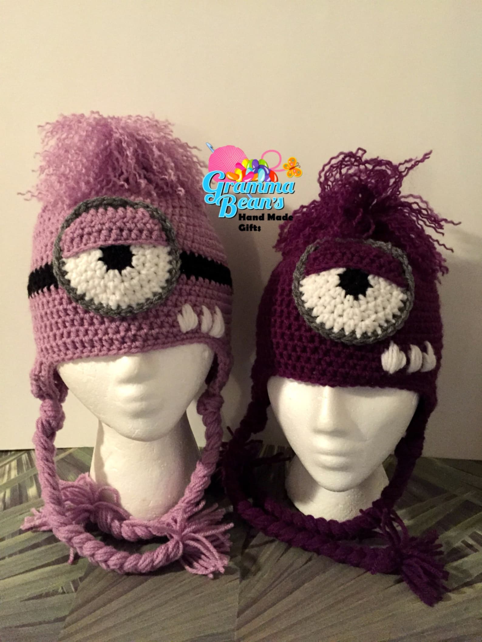 Silly Purple Minion Crochet Hat Pattern - Etsy