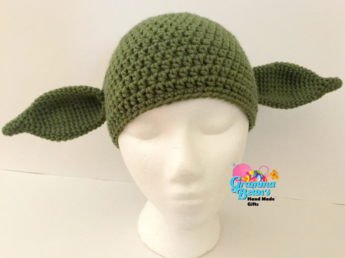 Yoda Inspired Hat Pattern - Etsy