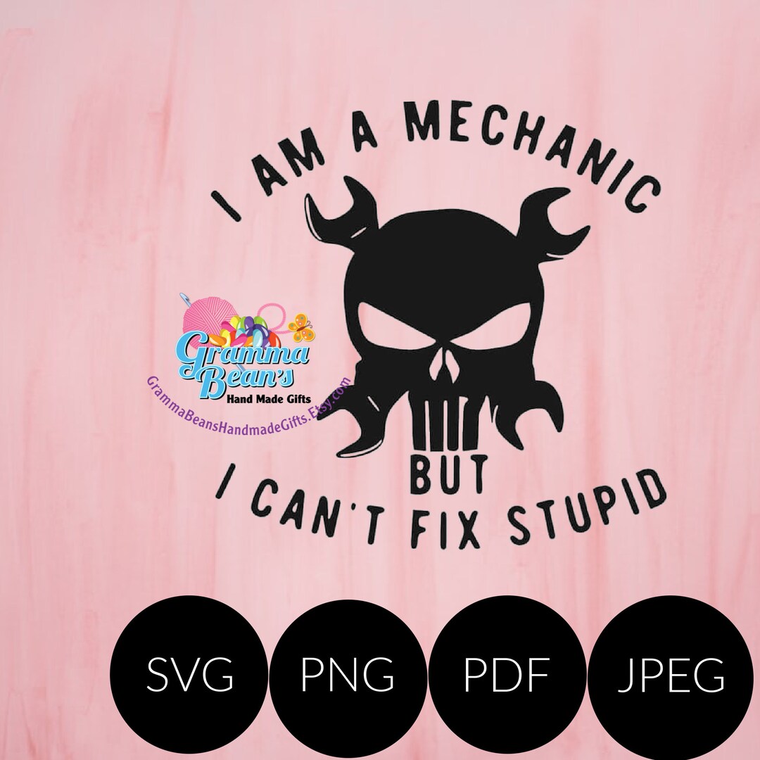 Mechanic SVG, Pdf, Png and Jpeg - Etsy