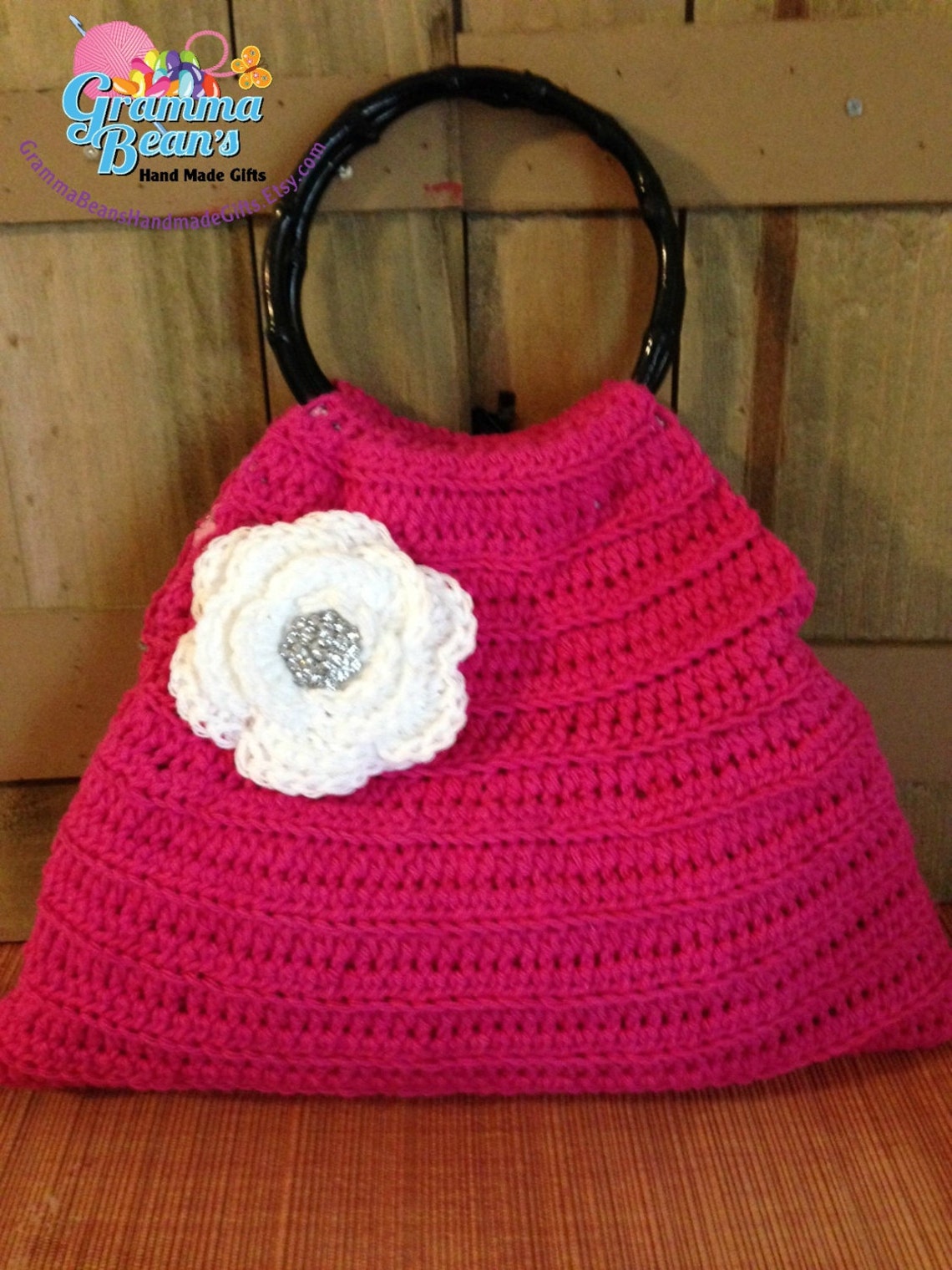 Pretty in Pink Handbag Crochet Pattern - Etsy
