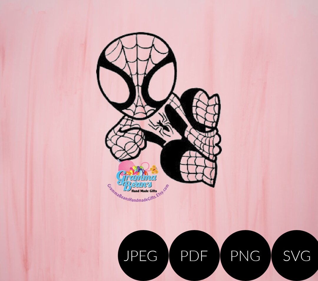 Spiderman SVG, Pdf, Png and Jpeg - Etsy