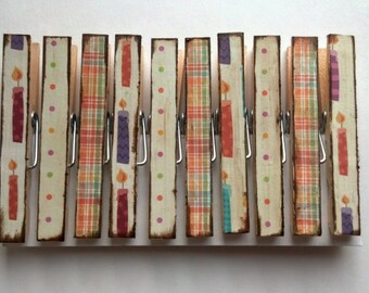 Decorative clothes pins | Etsy