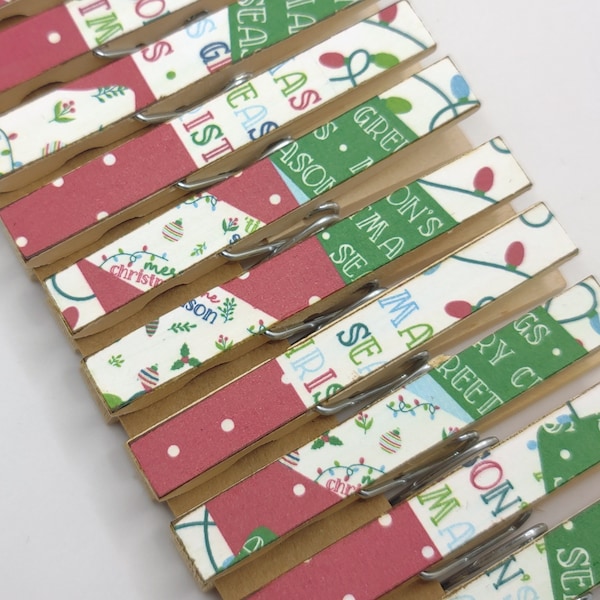 Clothespins Christmas - Etsy