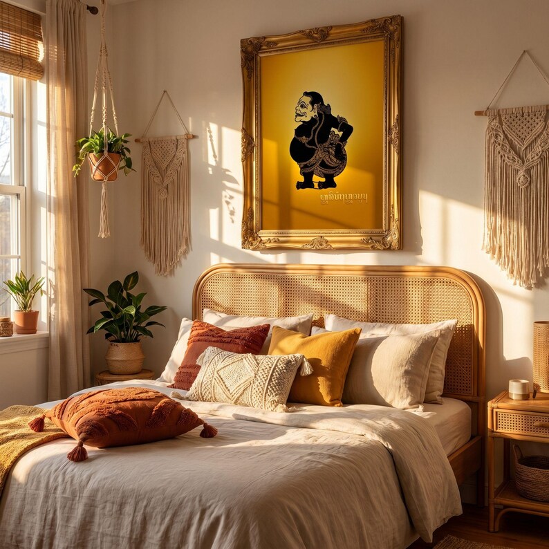 Printable Semar Shadow Puppet Wall Art | Indonesian Asian Culture Decor ...