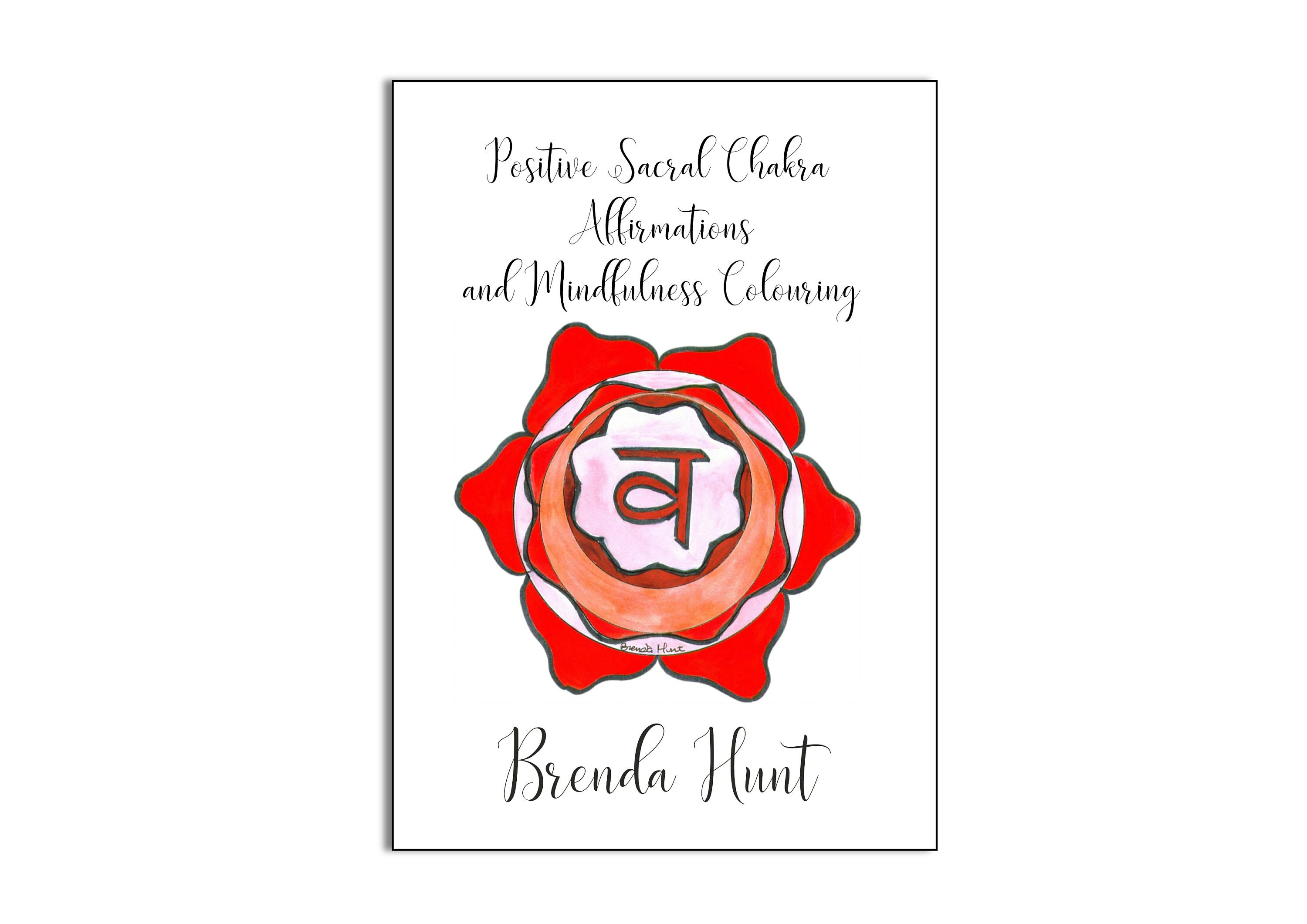 Sacral Chakra Colouring and Positive Affirmation Book Instant - Etsy