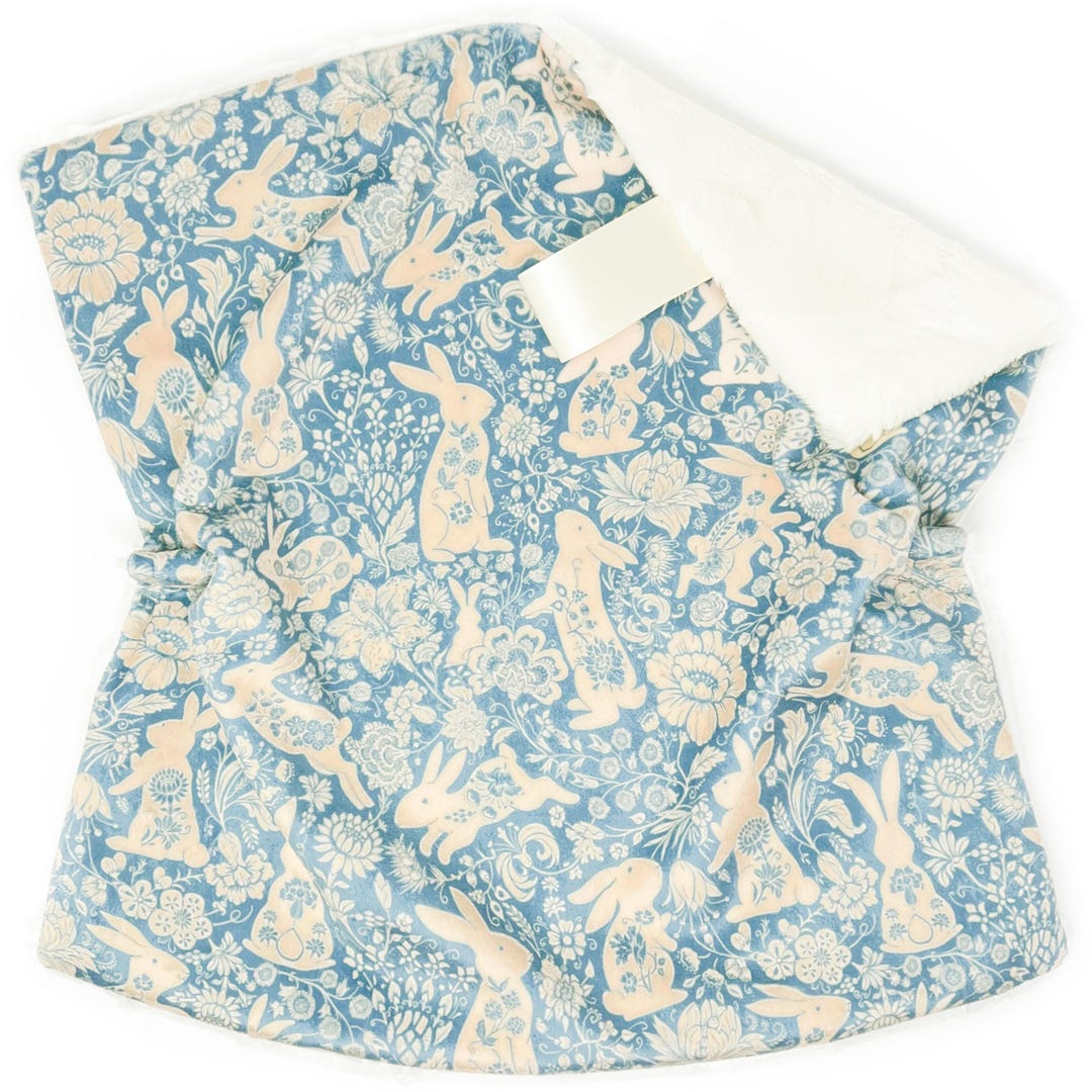 Lovey: Blue Rabbit Flower Dance. Lovie. Bunny Lovey. Rabbit Lovey. Baby ...