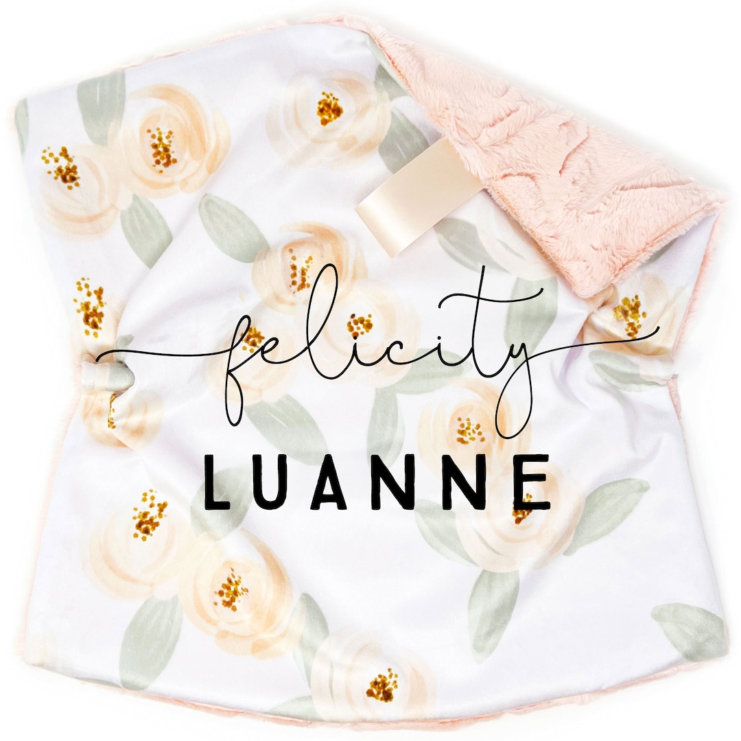 Lovey: Oh Darling True North Font on Rosettes. Personalized. Floral ...