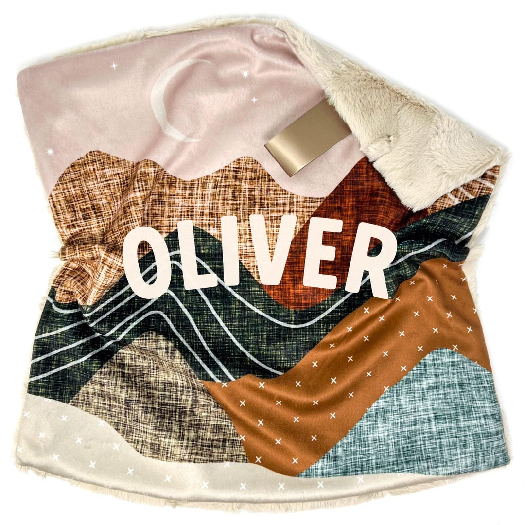 Lovey: Cinnamon + Olive Layered Mountains. Mountain Lovey. Name Lovie ...