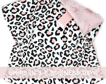 Pink Leopard Pacifier Lovey, Baby Girl Pacifier Lovey - Etsy