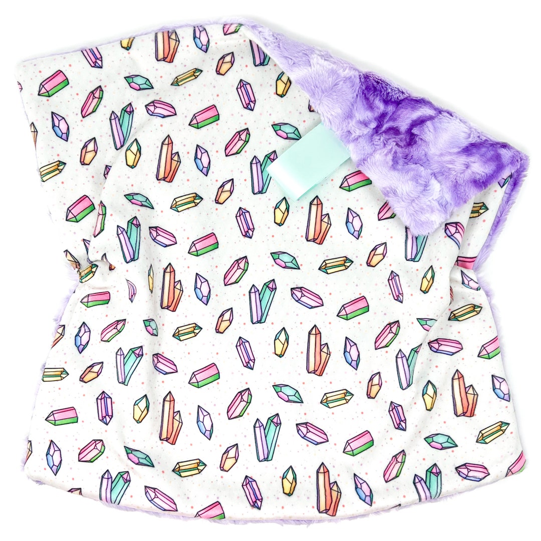 Lovey: Rainbow Gems. Baby Gift. Girl. Baby Sleep. Gemstones. Crystals ...