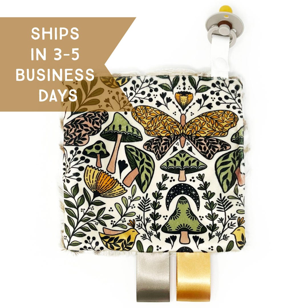 Paci Keeper, Crinkle, or Mini Lovey: Bumble. Pacifier Holder. Paci ...