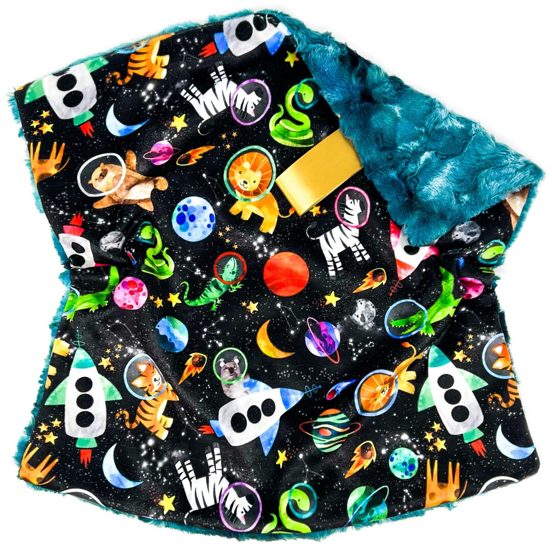 Lovey: Animals in Space. Lovie. Minky. Soft. Black. Outer Space. Galaxy ...