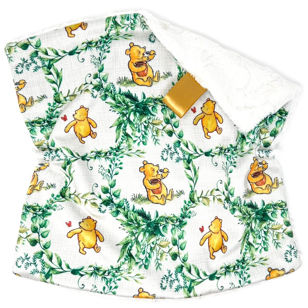 Lovey: Classic Storybook Bear Greenery. Honey Bear. Reading Lovey ...