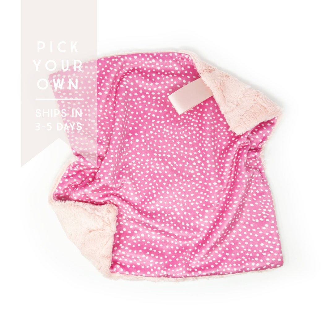 Lovey: Pink Lemonade Dots. Lovey. Pink Lovey. Dots Lovey. Lovie. Baby ...