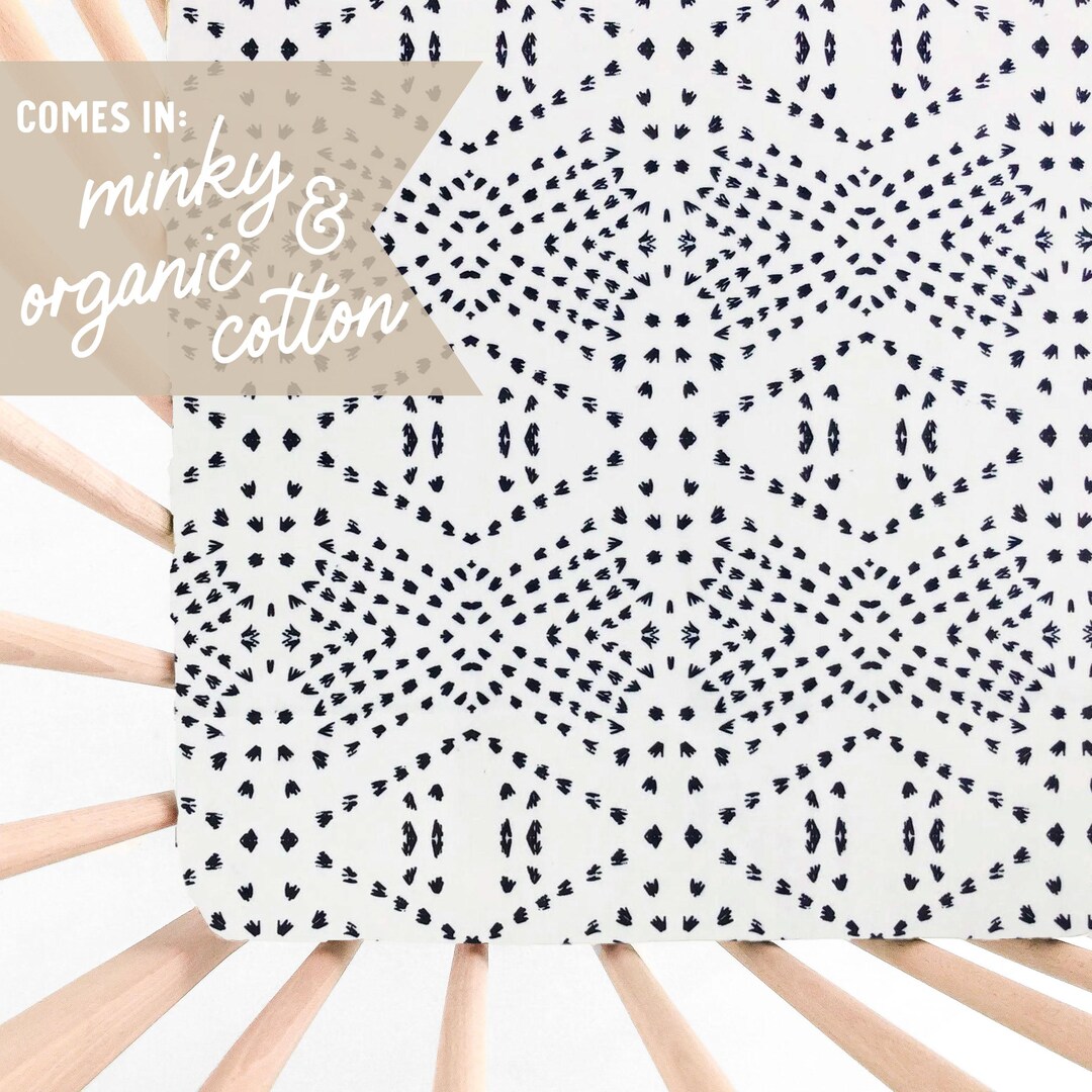 Crib Sheet: Cream Boho Tile. Brown. Earth Tone. Taupe. Neutral. Tan ...