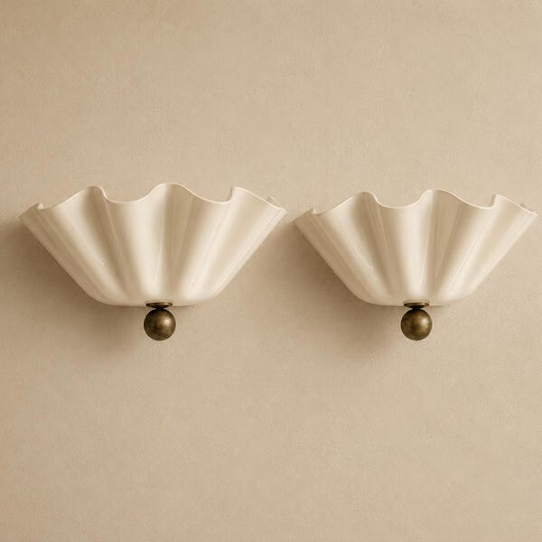 Metal Scallop Shell Sconces - Etsy New Zealand