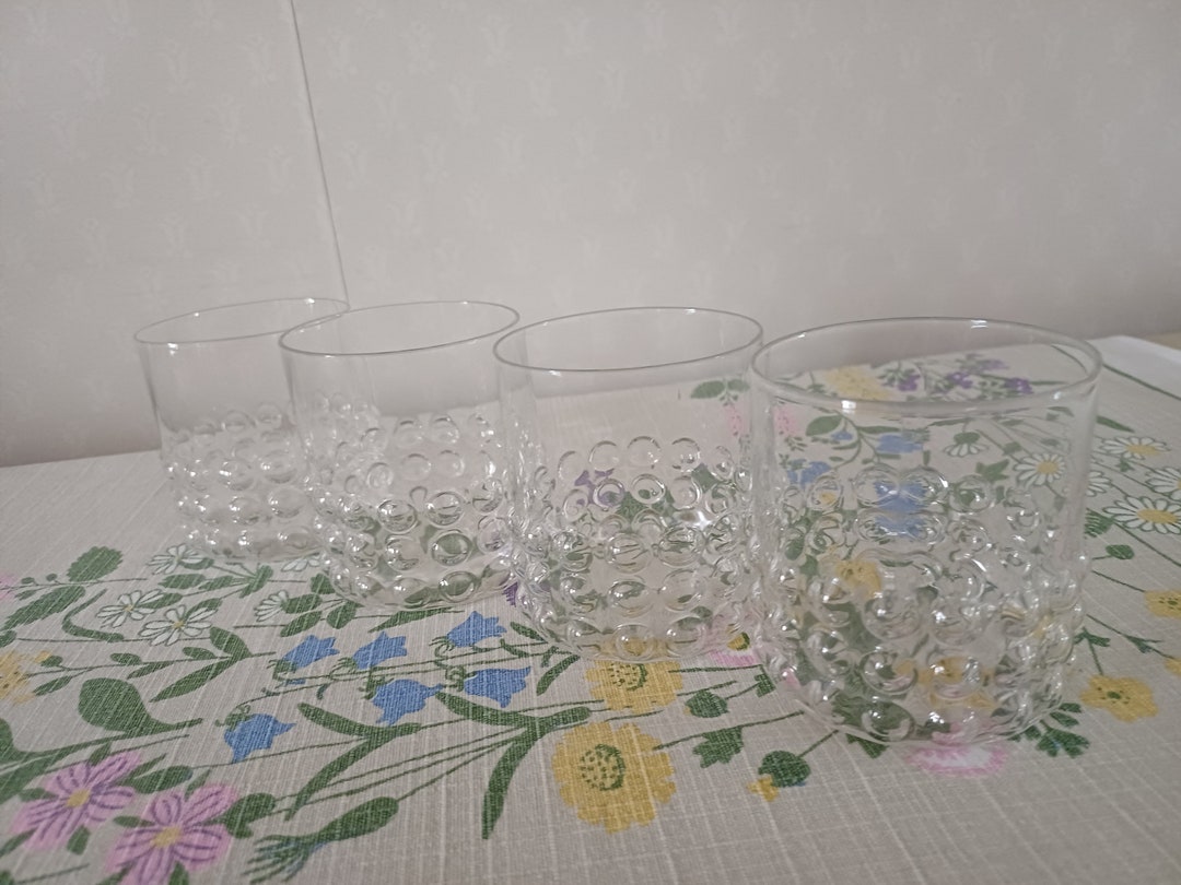 Riihimäen Lasi Finland Grappo Set With Four Drink Glasses Nanny Still ...