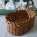 Vintage Wooden Basket With Handle Norrlandskorgen Breaded Basket 1956 - Etsy