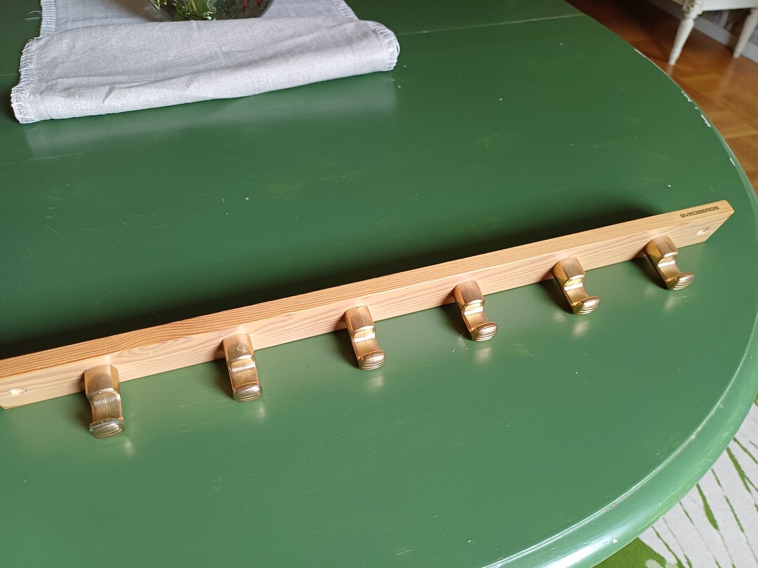 Vintage Swedish Wooden Hook Hanger Svedbergs Pine Wood Hanger - Etsy