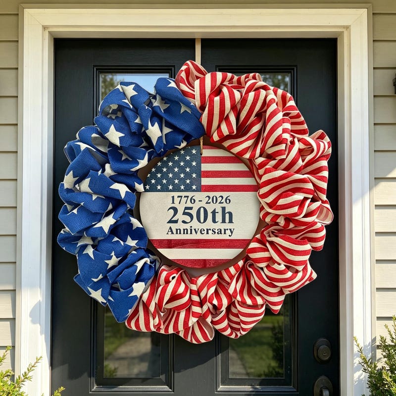 Patriotic Themed Wreaths - Etsy