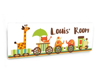 Train name plate | Etsy