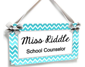 School Counselor Door Sign - Etsy