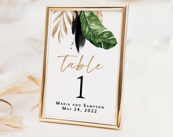 Beach Theme Table Numbers - Etsy