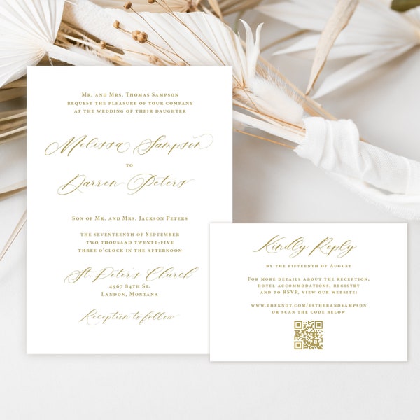 Wedding Invitations Parents Names - Etsy