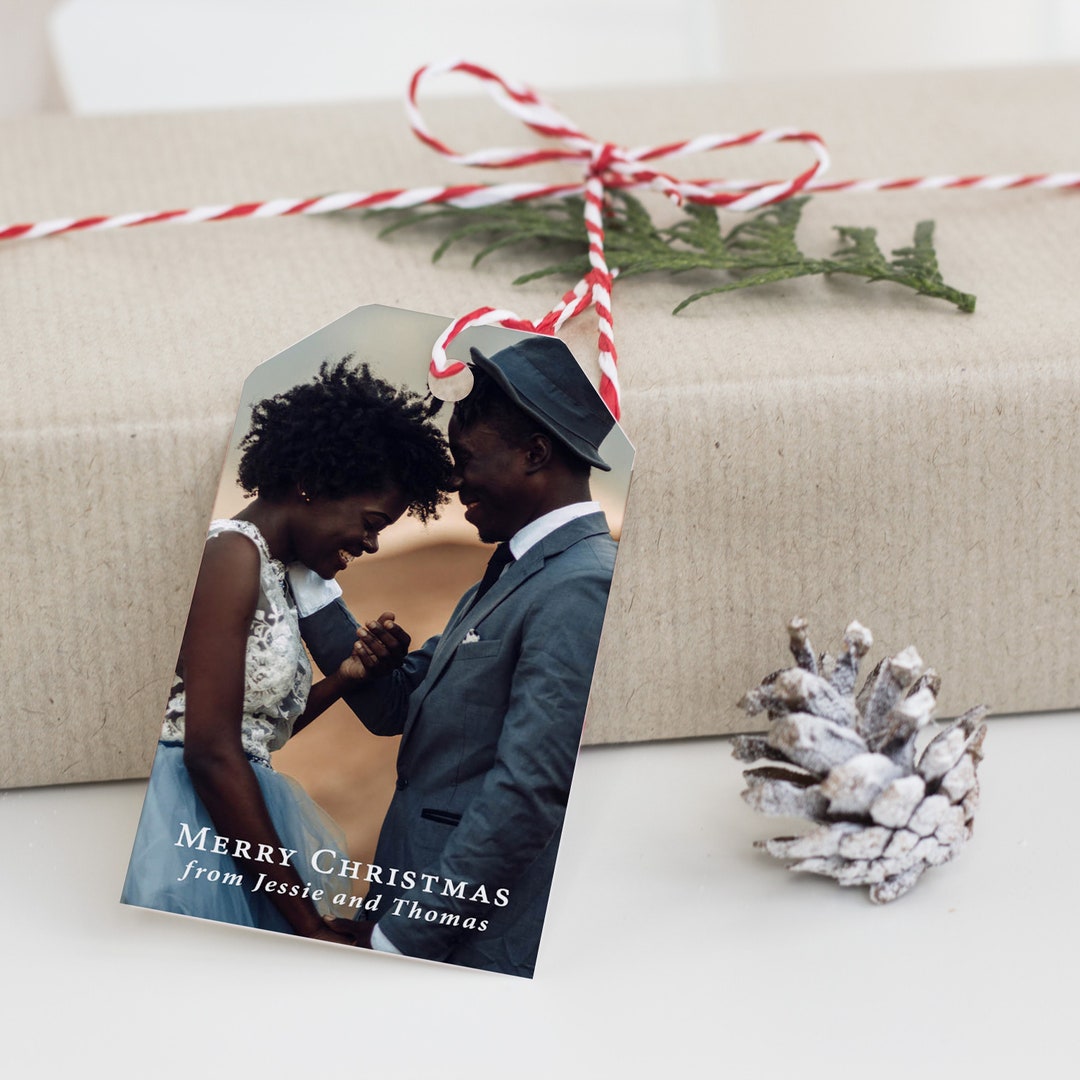 Photo Christmas Gift Tags Personalized Christmas Present - Etsy
