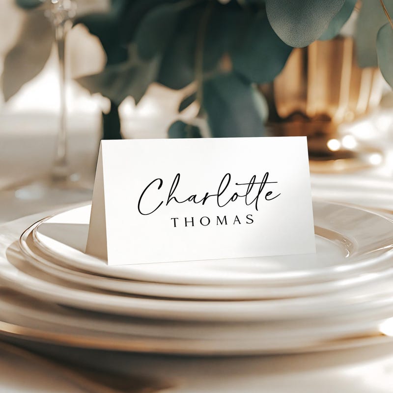 Table Name Cards - Etsy