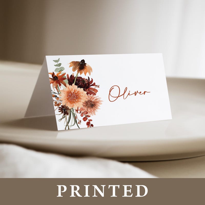 Tented Place Cards - Etsy